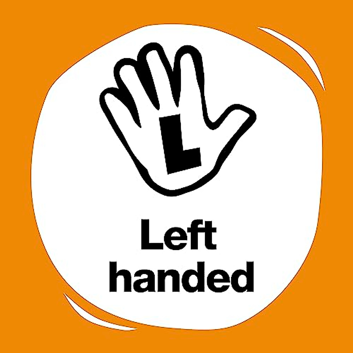 Fiskars 7" SoftGrip Left-Handed Student Glitter Scissors for Kids 12+ - Left-Handed Scissors for School or Crafting - Back to School Supplies - Blue