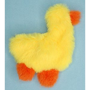 Glory To Dog TinyToy Plush Yellow Duck Very Small Unstuffed Dog Toy
