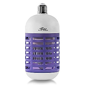 White Kaiman UV-A 5WATT Bug Zapper Electric Bulb for Indoor & Covered Outdoors 500volts (White Zapper)