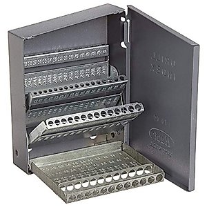 Huot 10600 Drill Bit Index for Wire Gauge Sizes #1 to #60
