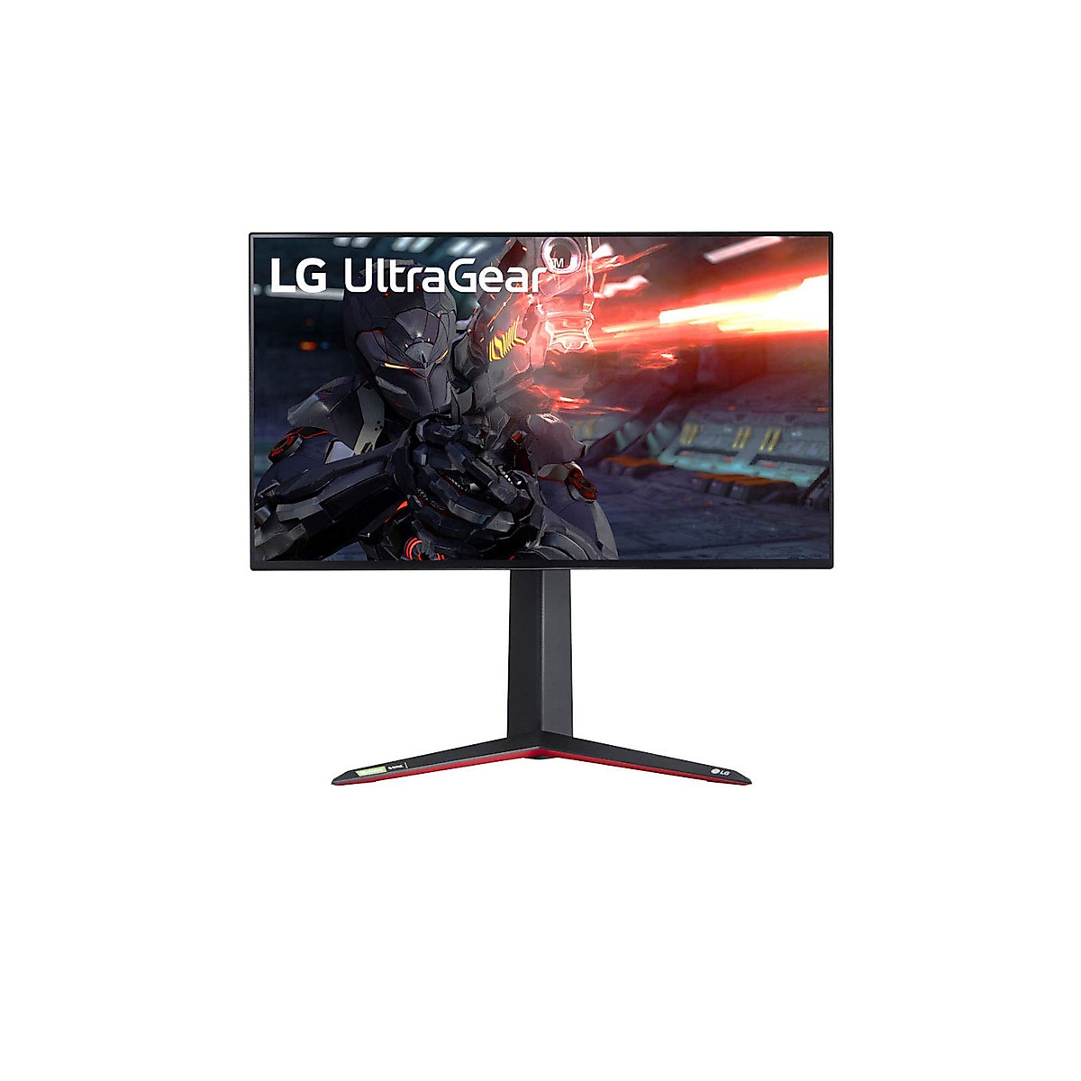 LG 27'' Ultragear 4K UHD Nano IPS 1ms 144Hz G-Sync Compatible Gaming Monitor, Black (27GN95B-B) (Renewed)