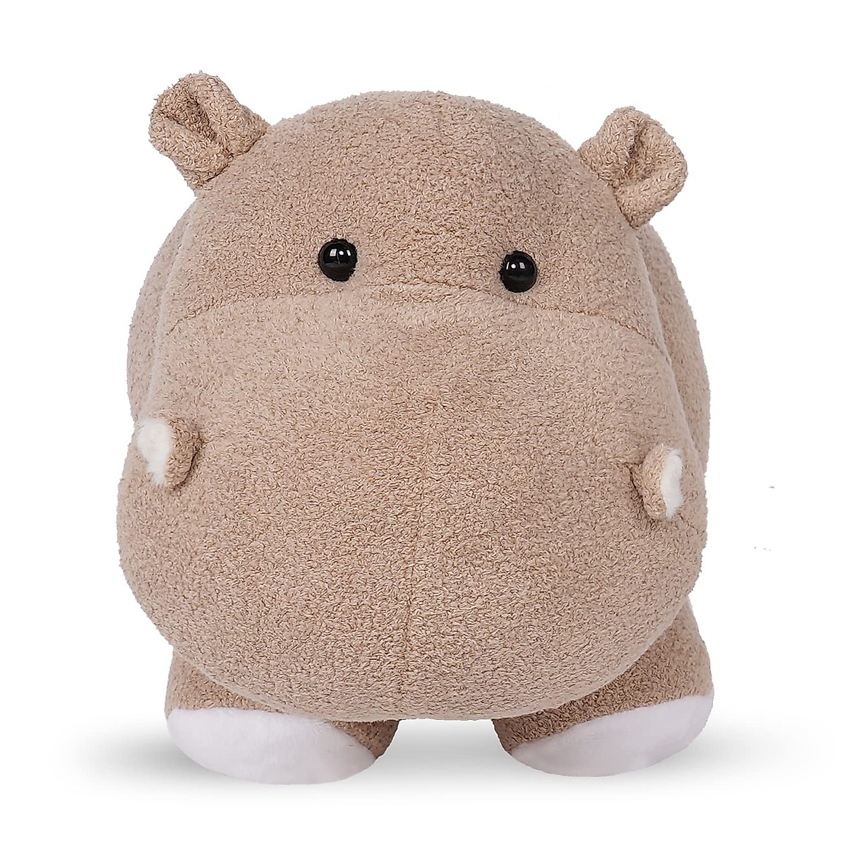 B-CREATOR Hippo Stuffed Animals Zoo - (Small, Gray) Soft Hippopotamus Plush Toys Gifts for Baby Boys and Girls