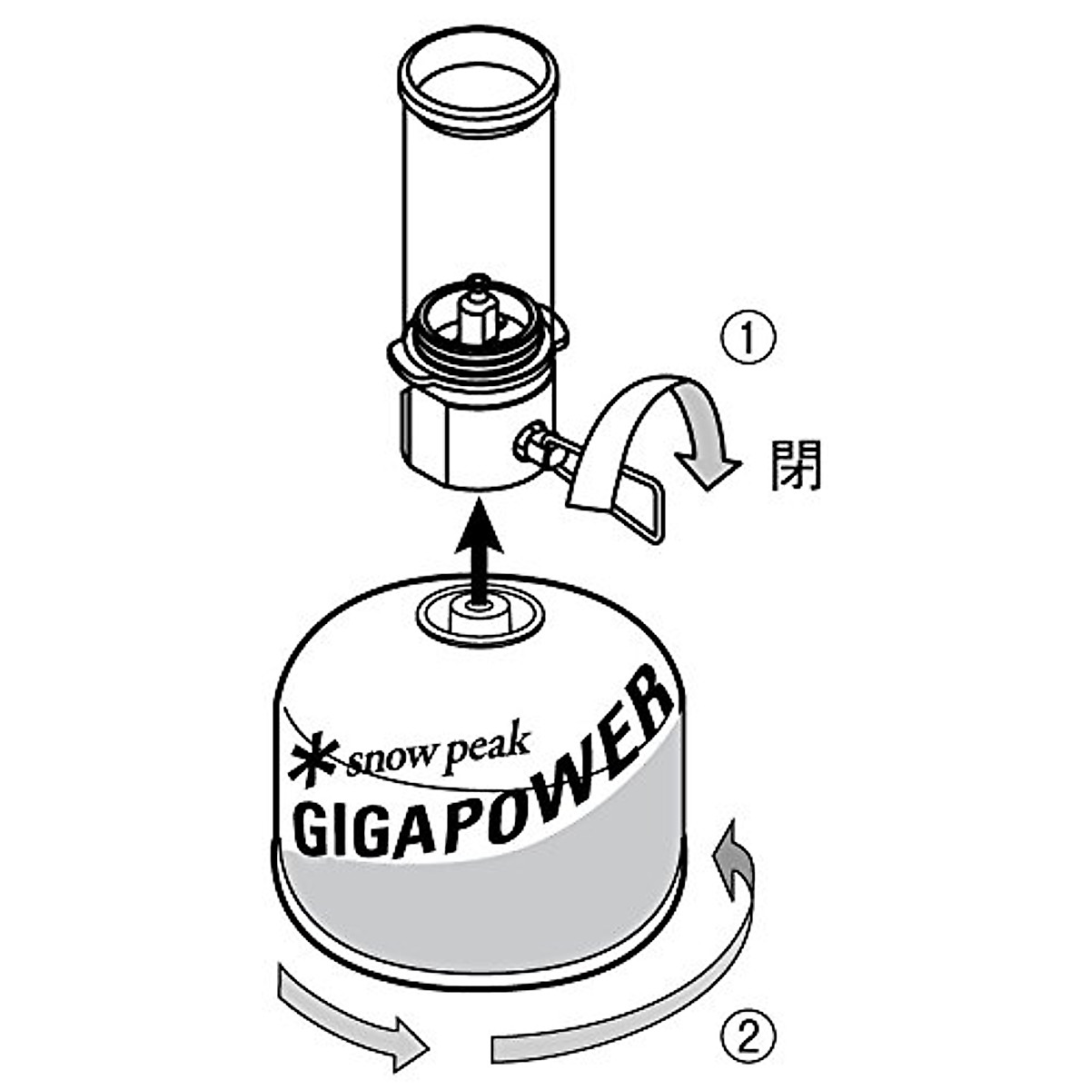 Snow Peak Little Lamp, Nocturne, Fall 2023, 2023 Edition FES-147 GIGA Power (Gold), 4.8 oz (110 g), 7.8 oz (220 g), 15.9 oz (450 g) (Gas Sold Separately)