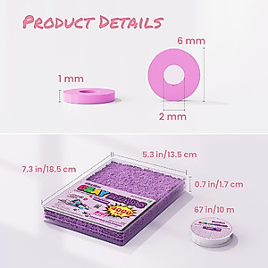 Gionlion 4000 Pcs Black Clay Beads Bracelet Making kit,6mm Polymer Heishi Beads for Jewelry Making,Preppy Aesthetic Flat Beads for Bracelets Necklace Jewelry Making,DIY Crafts Gifts for Girls Kids