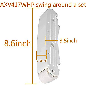 AXV417WHP Pool Cleaner Pod Swing Kit, 𝘼𝙓𝙑417𝙒𝙃𝙋 (White) Compatible with Hayward Navigator Rebuild Kit Pool Vac Ultra Pool Cleaner Part