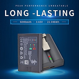 Rechargeable Lithium-Ion V4 Battery for Ring-Doorbell Camera 1/2/3/4, Upgraded Battery Compatible with Video Doorbell and Spotlight Cam Solar Stick Up Camera (2nd & 3rd Gen) 3.65V 6040mAh (1-Pack)