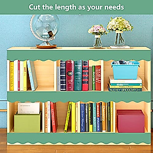Eucalyptus Green Bulletin Board Border Scalloped Border Trim for Classroom 52ft One Roll