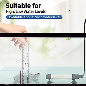 boxtech Aquarium Heater 50W, Submersible Fish Tank Thermostat Proof Explosion and Auto Digital Control, with Heat-Resistant Quartz Made for 5-15 Gallon