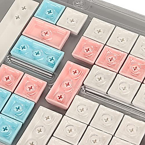 PBT Keyboard Keycaps, Mechanical Gaming Keyboard Keycap, PX Style English 125 Keys DIY Opaque Keycap, for Mechanical Keyboard