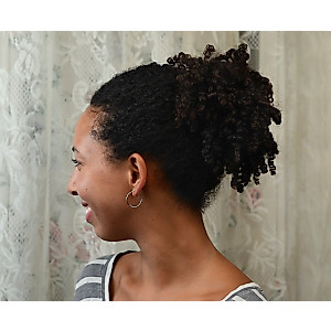 Medium 14K White Gold Continuous Endless Hoop Earrings, (1.5mm Tube) (.90 inch - 23mm)