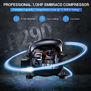 60" W 2 Door Refrigerator Sandwich Salad Prep Table Commercial Stainless Steel Fan Cooling Refrigerator with Cutting Board, 2 Shelves & 16 Pans for Restaurant, Bar, Shop-16.4 Cu.ft