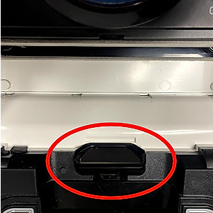 Goodsby Replacement Dust Bin Latch Clip Handle (Prevents Popping Up) for NEATO Botvac 65 70 75 80 85 D75 D80 D85 D3 D4 D5 D6 Connected Robotic Vacuum Cleaner (Black)