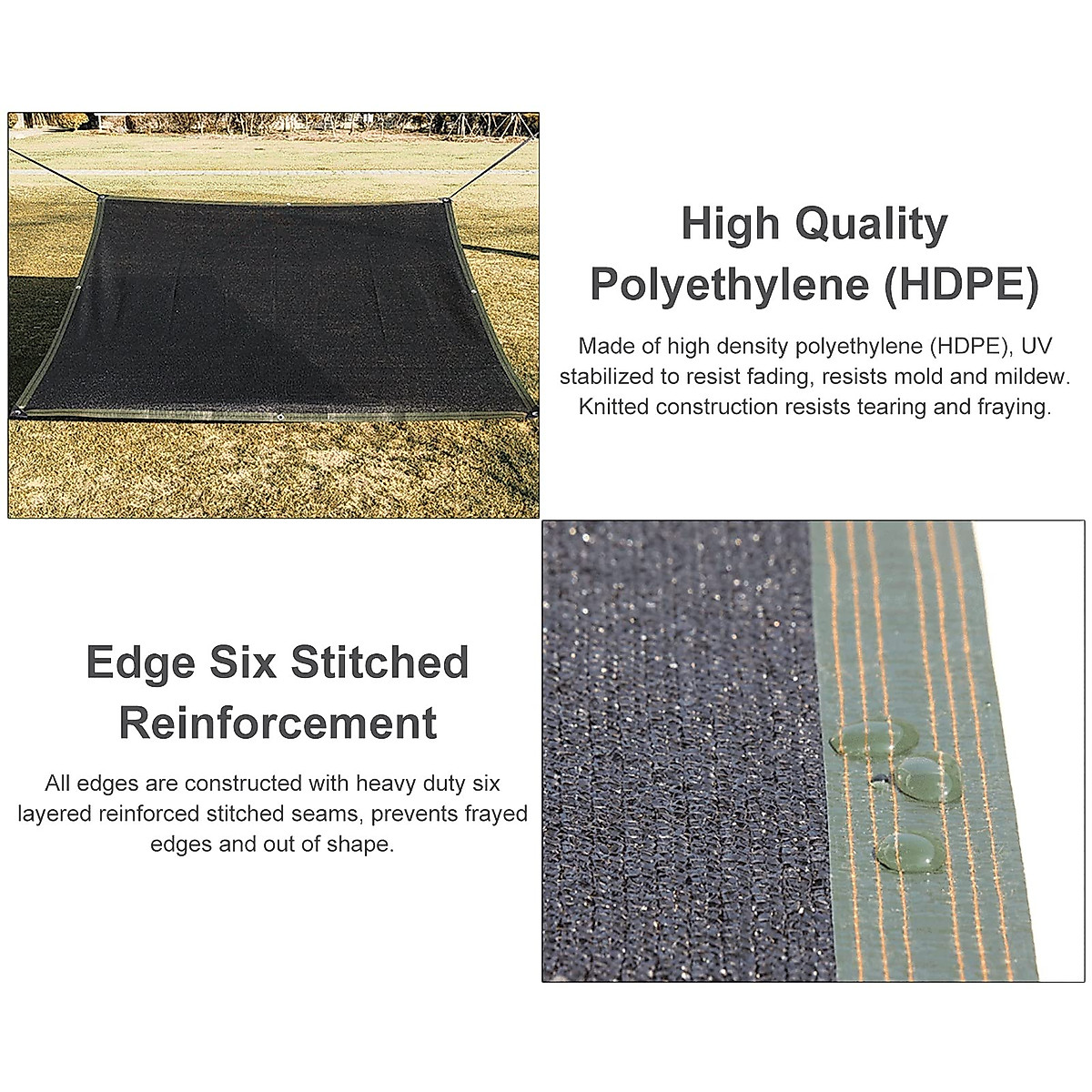 Extra Large 90% Shade Netting Cloth, Rip-Resistant & Anti-Storm Garden Awning with Grommets, Heavy Duty for Outdoor Pet House Barn Terrace Gazebo (Size : 8mx10m/26ftx33ft)