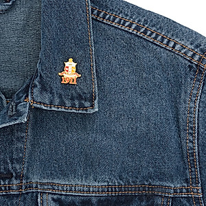 Desert Cactus Kappa Alpha Psi Lapel Pin Enamel Greek Letter Fraternity Formal Wear Blazer Jacket Nupe (Crest Over Year)