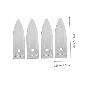 JECOMPRIS 30pcs Fruit Battery Experimental Supplies Silver DIY Battery Experiment Tools Metal Pin-Type Electrode Materials Zinc Electrode Strips