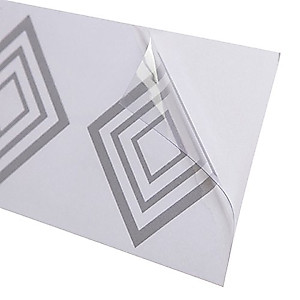 Dreambaby Safety Glass Door and Window Decals - Movable & Reusable Design - Adheres with Static Cling - 6 Pack - White - Model L169