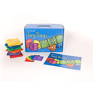 Learning Without Tears Tag Bags, Get Set for School Series- Pre-K Manipulative- Sensory, Math Skills, Match, Sort, Patterns, Circle Time, Centers, Fine Motor Skills- for School or Home Use