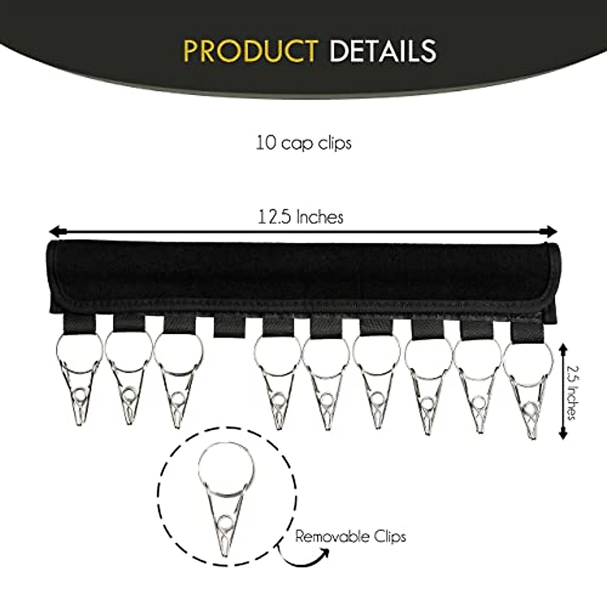 hat organizer for closet 2pcs - Cap Organizer Holder for Hanger & Closet, 10 caps hat hanger for baseball caps Upgrade your clothes hanger to a cap organizer hanger and maximize your closet storage