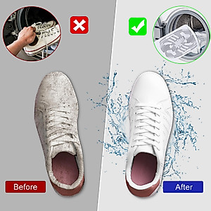 KBXTXM Shoes Washing Bags,Sneaker Bag for Washing Machine,Shoe Bag for Washing Machine,Anti-Open Zipper,Large Size, Size Up 13 Yards Shoes Bags(2Pack)