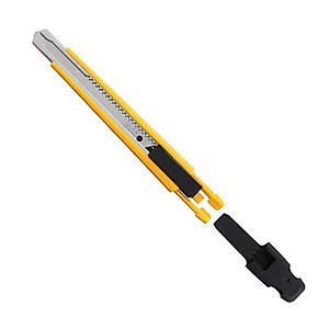 OLFA 9mm Slide Lock Utility Knife (A-1) - Multi-Purpose Retractable Precision Knife w/ Snap-Off Blade, Replacement Blades: Any OLFA 9mm Blade