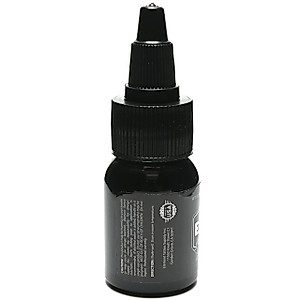 ELEMENT TATTOO SUPPLY - Premium Black Tattoo Ink - Professional Tattoo Ink & Supplies for Outlining, Shading, & Blending - Tribal Tattoo Ink - Permanent Nighthawk Black Ink Tattoo - 1/2 oz Bottle