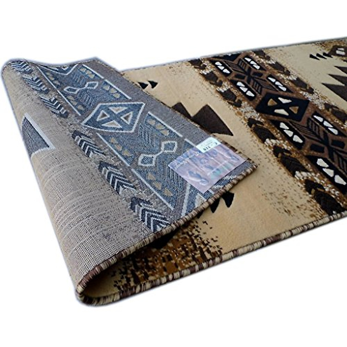 Concord Global Trading South West Native American Long Runner Area Rug Design C318 Berber (32 Inch X 15 Feet 6 Inch)