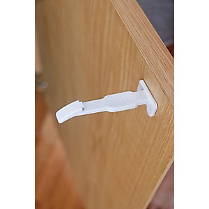 Little Chicks Baby Safety Cabinet and Drawer Locks -14 Pack of Latches - Model CK034