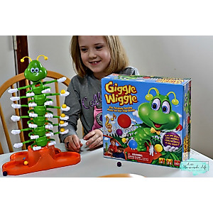 Goliath Giggle Wiggle - The Twisting Turning Race to Get Your Marbles to The Top Game, Multi Color, 48 months to 1188 months