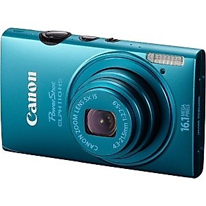 Canon PowerShot ELPH 110 HS 16.1 MP CMOS Digital Camera with 5X Wide-Angle Optical Image Stabilized Zoom Lens and Full 1080p HD Video (Blue)