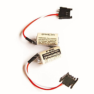 WELLVEUS 5Pcs 1/2AA 3V PLC Replacement Battery for FDK CR14250SE Sanyo CR14250