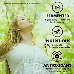 The Chlorella Company | Fermented Chlorella Tablets | Broken Cell Wall | 1,350 Tablets | Chlorophyll | Supergreens | Gluten-Free | Vegan | Non-GMO