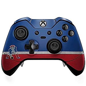 Skinit Decal Gaming Skin compatible with Xbox One Elite Controller - Officially Licensed NFL New England Patriots Vintage Design