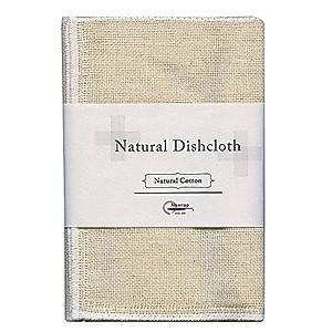 Nawrap Natural Cotton Dishcloth - Durable and Absorbent