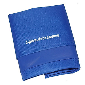 SOUNDCRAFT Si IMPACT/IMPACT 2 Audio Mixer Recording Studio Console Protective Dust Cover [Blue Nylon; Water Resistant; Antistatic; Premium Fabric] by DigitalDeckCovers