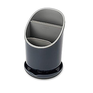Joseph Joseph Dock Cutlery Drainer and Organizer, Dark Grey/Grey