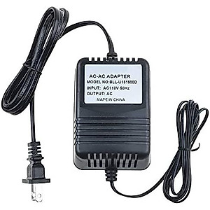 Parthcksi 12V AC/AC Adapter Compatible with TDC Power DA-20-12 DA-20-12W DA-2012 DA-2012W TOC DA2012 DA2012W TDCPower Class 2 Transformer 12VAC Power Supply Cord Battery (with Barrel Round Tip.)