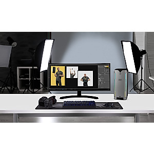 Corsair ONE PRO a200 Compact Workstation-Class PC - AMD Ryzen™ 9 5950X CPU - NVIDIA® GeForce RTX™ 3080 Graphics - 64GB Vengeance LPX DDR4 Memory, 2TB, Windows 10 Pro,Bright Silver