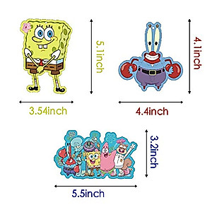 Spongebob Squarepants Birthday Party Supplies Decorations,31PCS Spongebob Squarepants Hanging Swirl Decorations with Spongebob Squarepants Banner