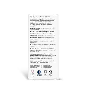 Earth Harbor | CELESTINE Hydra-Plumping Peptide Serum - Skin Elasticity & Replenishing Nutrients | Hyaluronic Acid + Seaweed Peptides | Plant-Based & Certified Vegan |1 fl oz