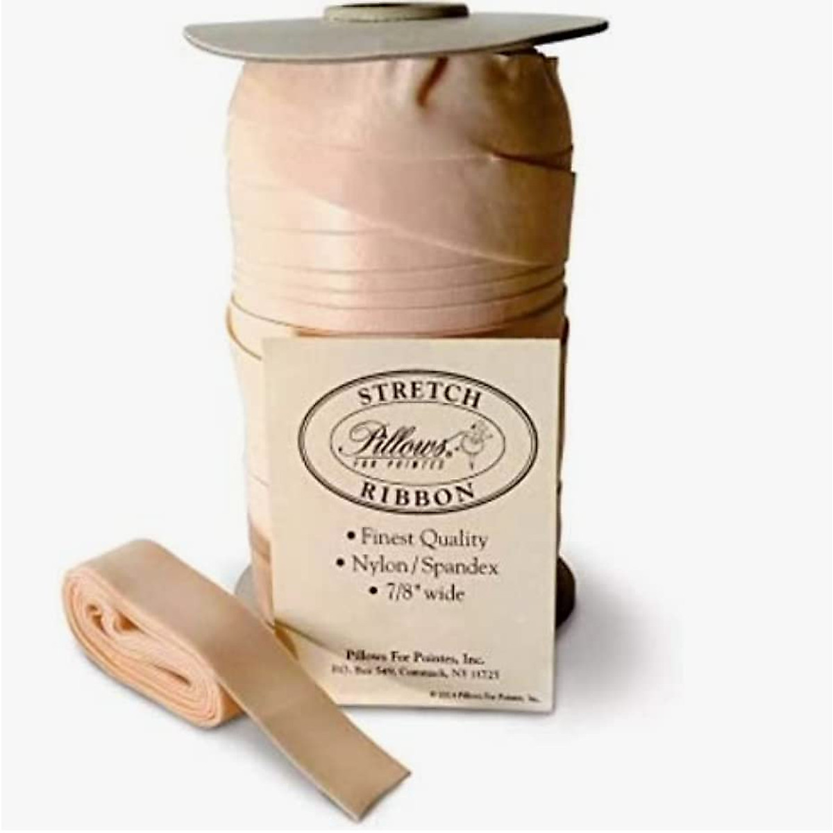 Stretch Pointe Shoe Ribbon by Pillows for Pointes - Euro Pink - 4 Yards