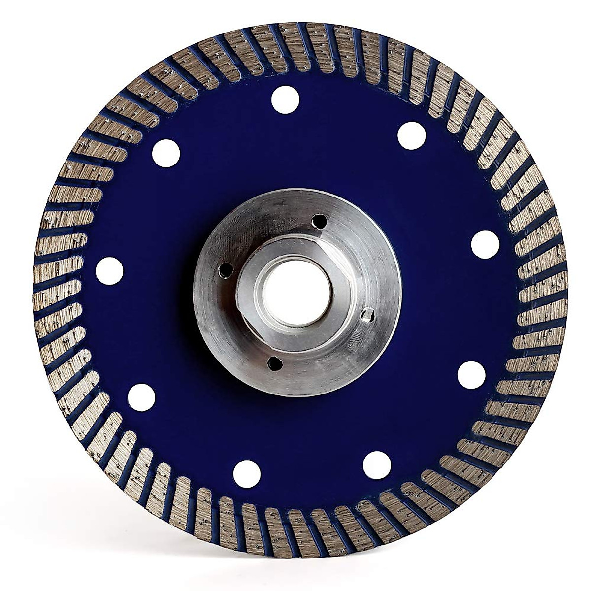 XMIS 4.5" Diamond Saw Blade Granite Blade with 5/8"-11 Flange for Cutting Porcelain Tile Granite Marble (4.5"-Flange)
