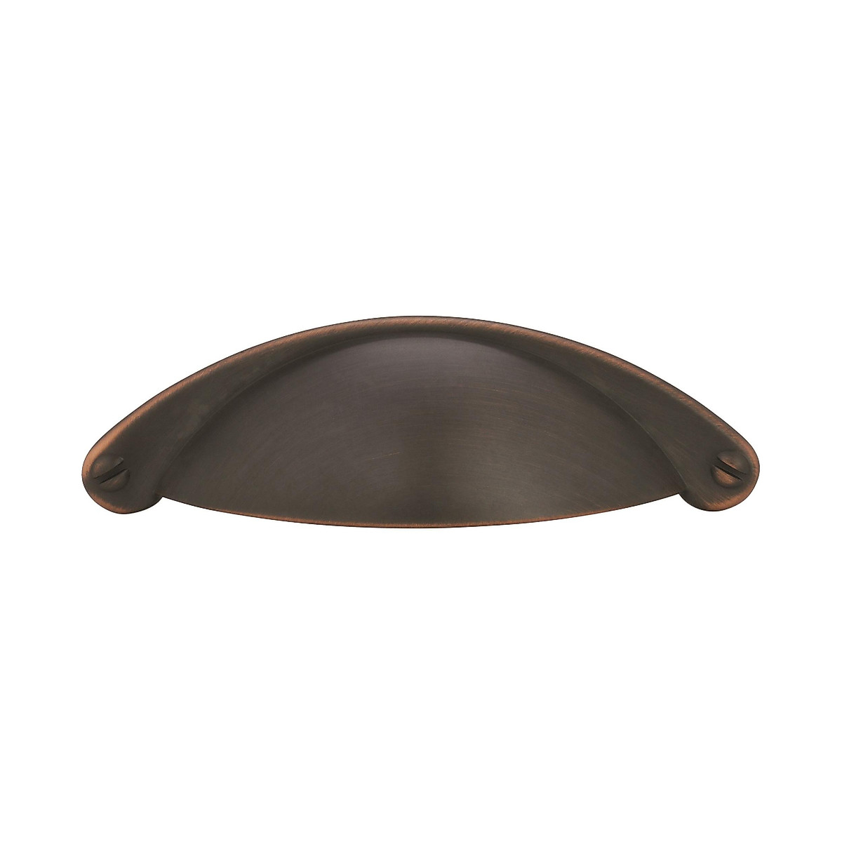 Amerock | Cabinet Cup Pull | Oil Rubbed Bronze | 2-1/2 inch (64 mm) Center to Center | Cup Pulls | 1 Pack | Drawer Pull | Drawer Handle | Cabinet Hardware