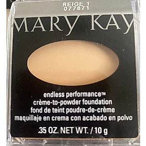 Mary Kay Endless Performance Creme to Powder Foundation Beige 1