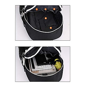 WZCSLM backpack,Travel Business Anti Theft Slim Durable Laptops Backpack with Audio Cable USB Charging Port (black)