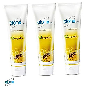 Atomy Toothpaste Propolis Anti-plaque Whitening Dental Oral Care Net Weight 7.05 Oz 200g 3 Tubes