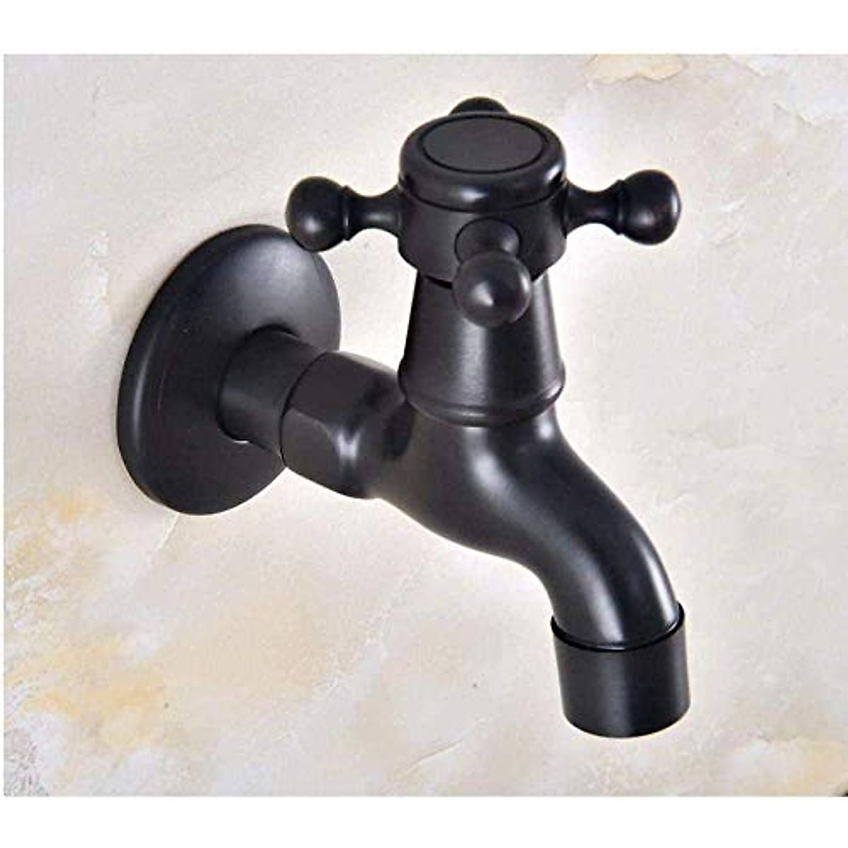 NZDY Faucet Oil Rubbed Bronze Outdoorgarden Water Tap Mop Pool Faucet Laundry Sink Cold Water Tap