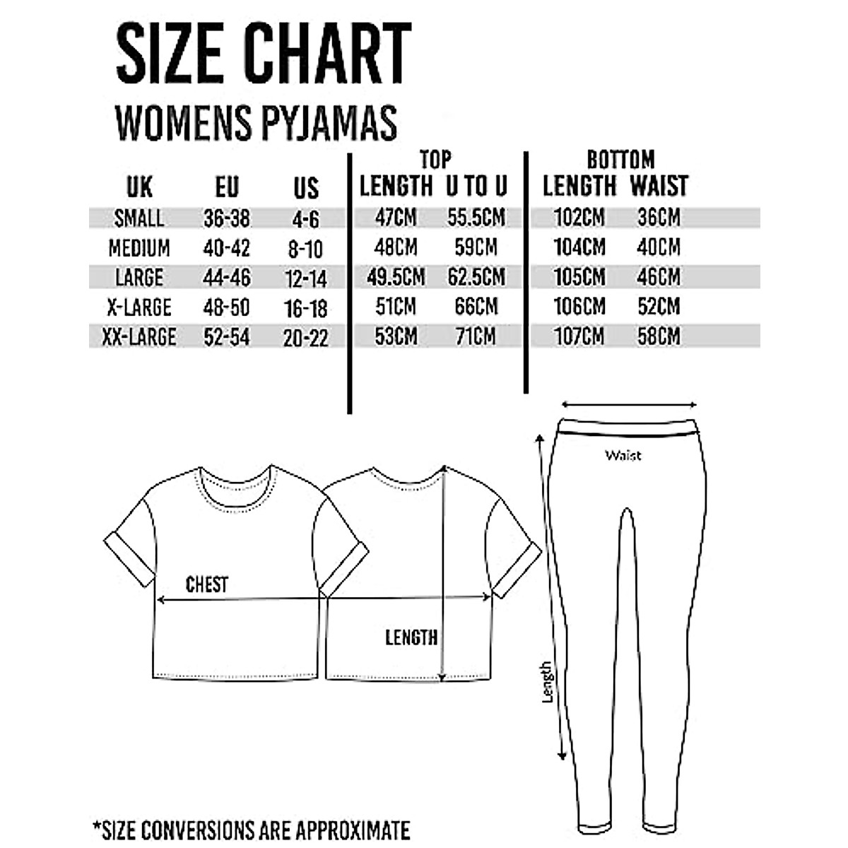 Barbie Pyjamas Womens Animal Print Logo Cropped T-Shirt Bottoms Pjs White