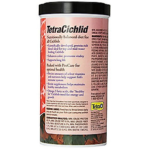 Tetra USA Tetra Cichlid Flakes Food -- 5.65 oz.