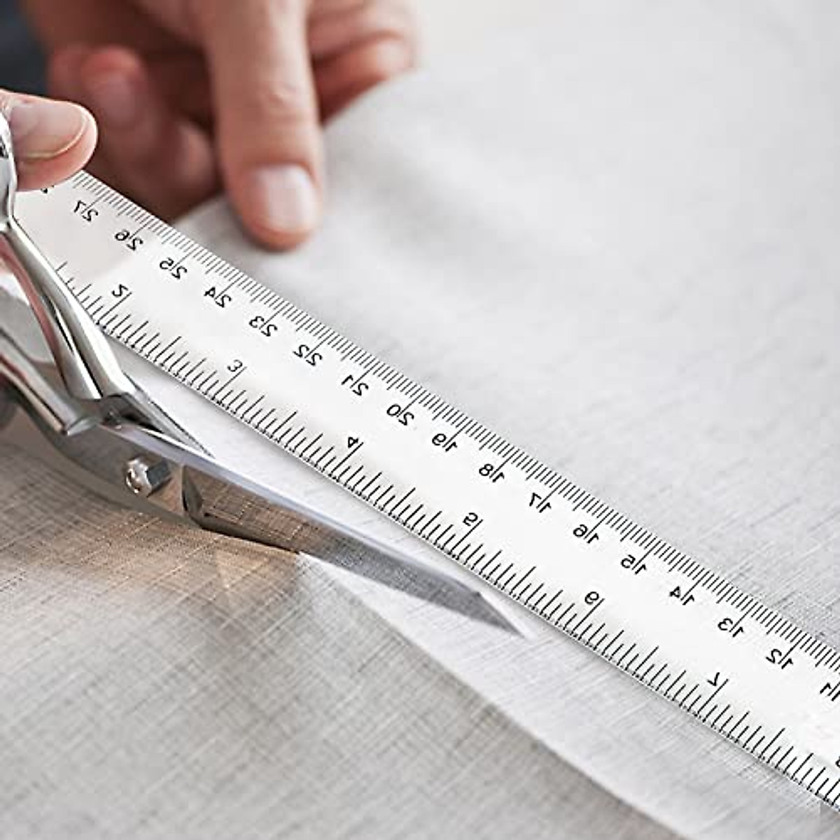 Koogel 40 PCS Clear Rulers,Plastic Rulers 12 Inch Bulk for Classroom Straight Rulers with Centimeters and Inches for Kids,School,Office,Home