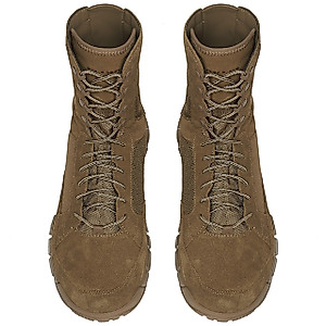 Oakley Men's Coyote Leather Light Assault Boot 2 with Nylon Laces Lock System and Breathable Synthetic Material Sized 6